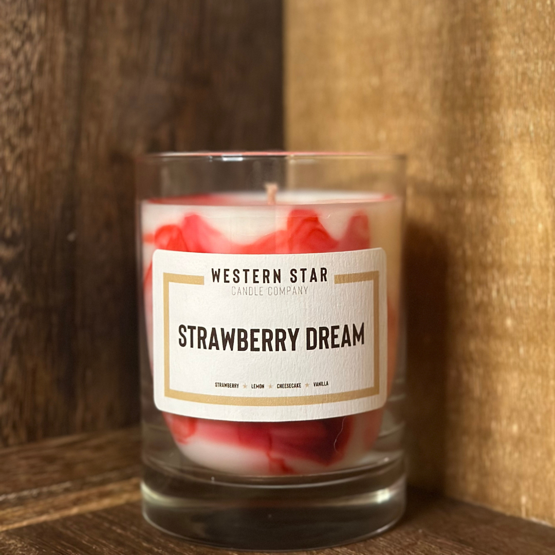 Strawberry Dream Candle – Western Star Candle Company